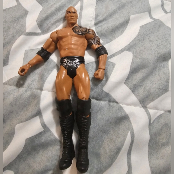 Toys | 211 Mattel Wwe Elite Series 16 The Rock Wrestling Action Figure ...